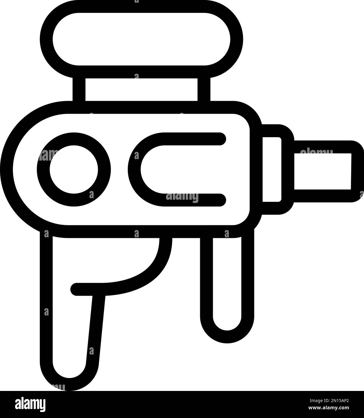 Paintball tool icon outline vector. Ball gun. Game target Stock Vector ...