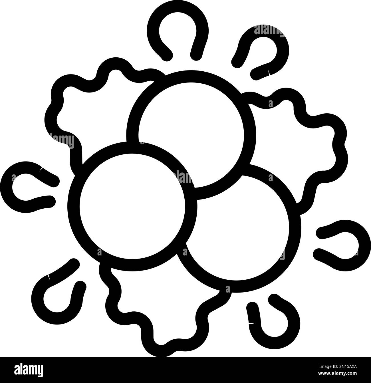 Target splash icon outline vector. Player action. Paintball game Stock ...