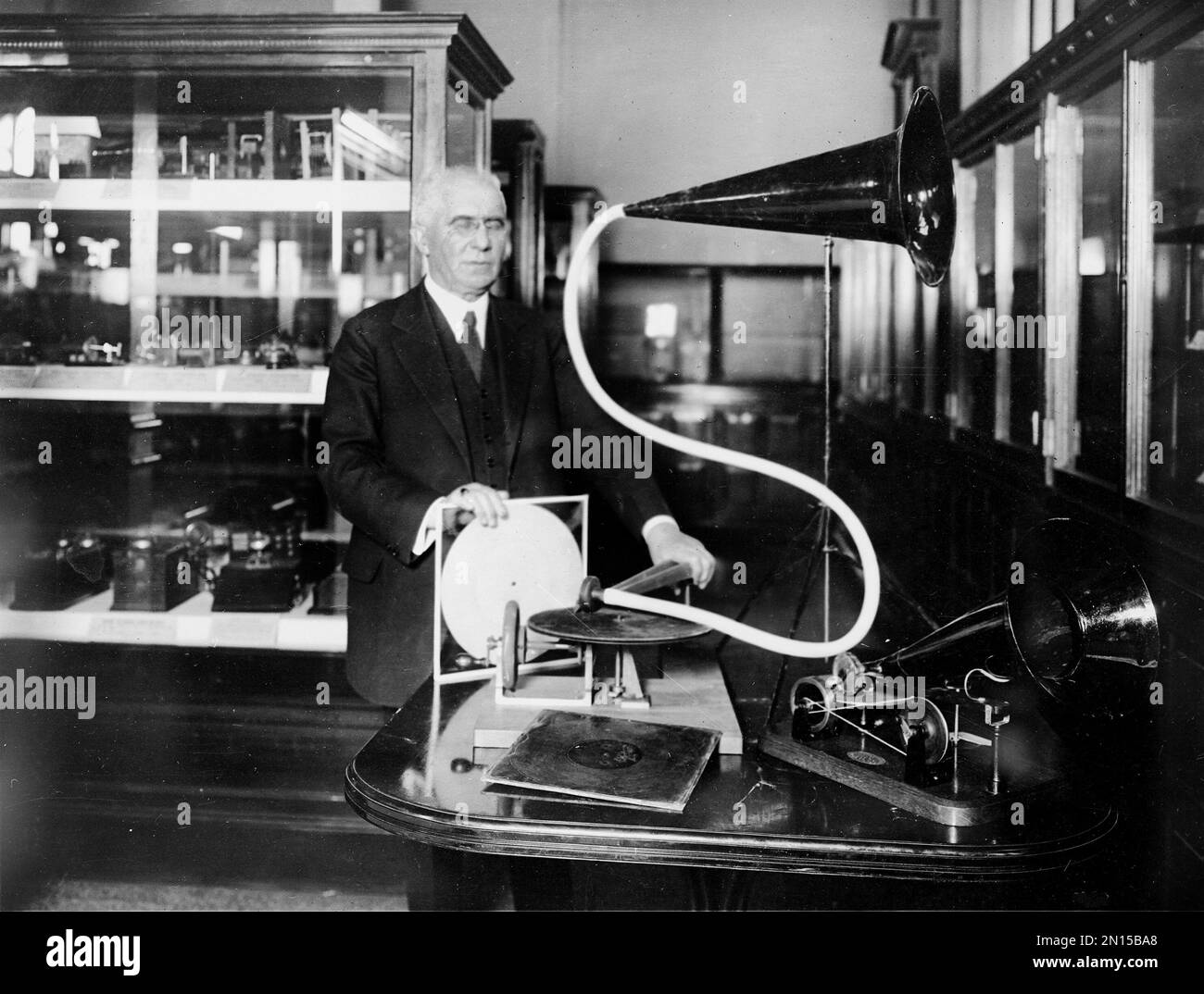 Emile Berliner, inventor of the phonograph and phonograph record, aka ...