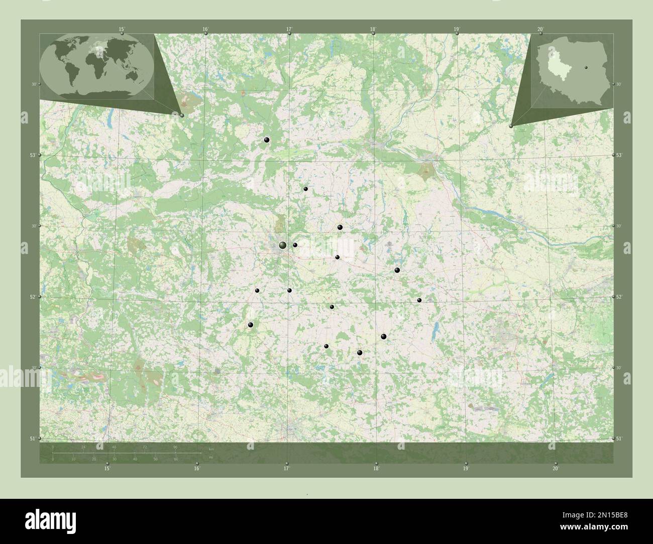 Gniezno maps hi-res stock photography and images - Alamy