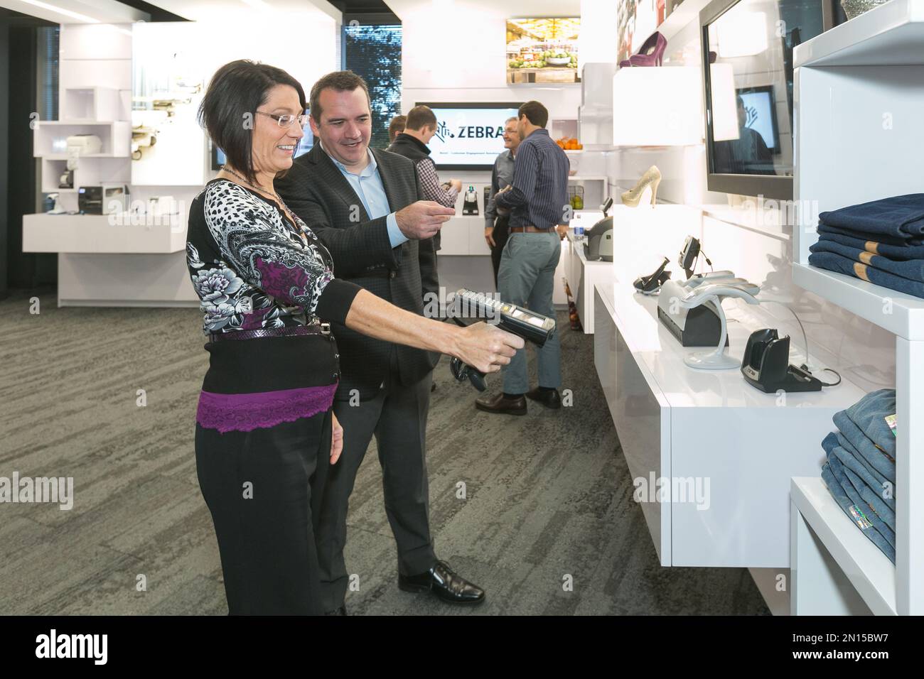 The opening of the Zebra Experience Center Friday, Oct. 16 in ...