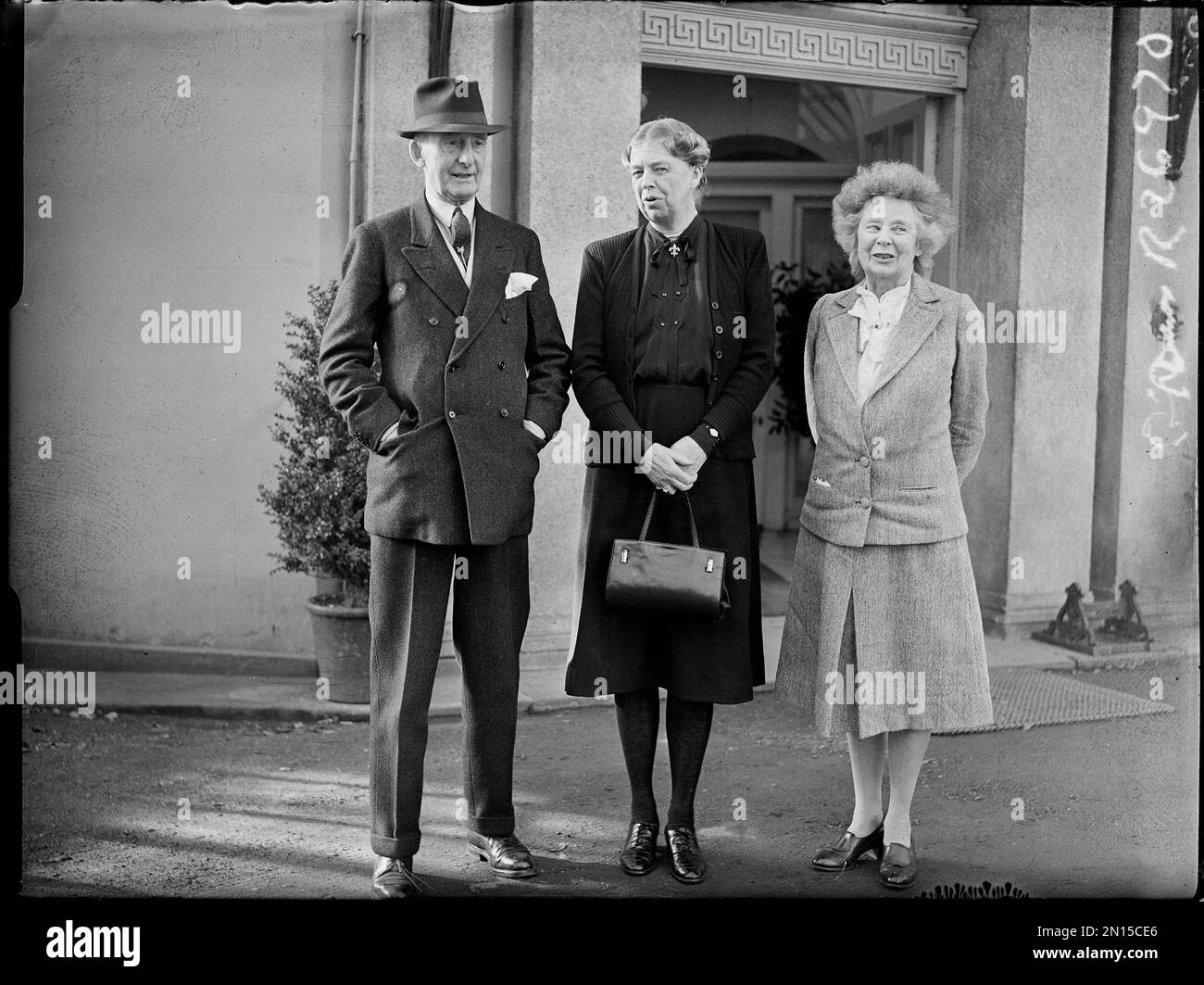 Eleanor Roosevelt, center, wife of the late President Franklin D ...