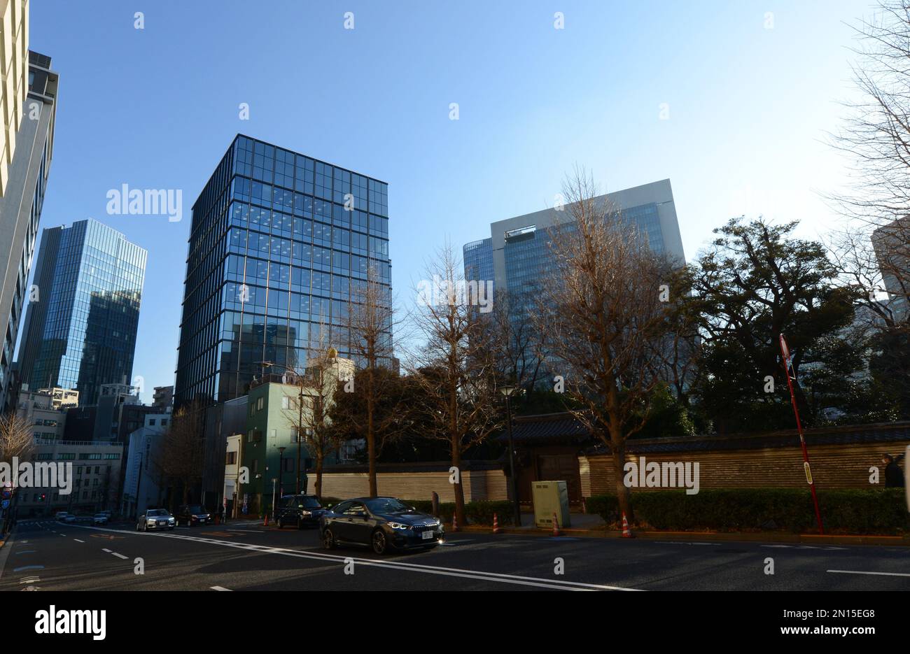 A view of modern buildings in Akihabara, Tokyo, Japan Stock Photo - Alamy
