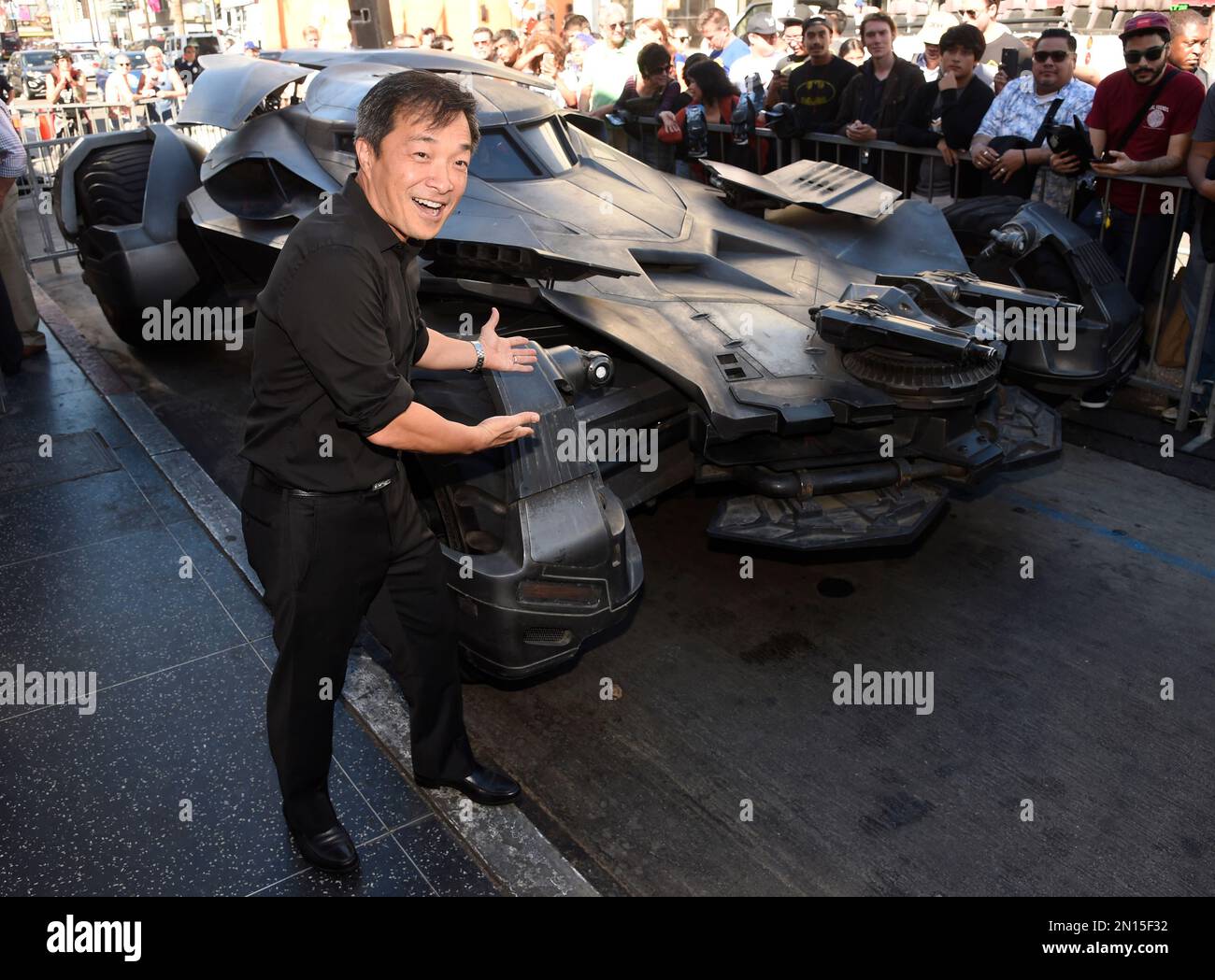 DC Entertainment co-publisher and artist Jim Lee poses alongside the ...