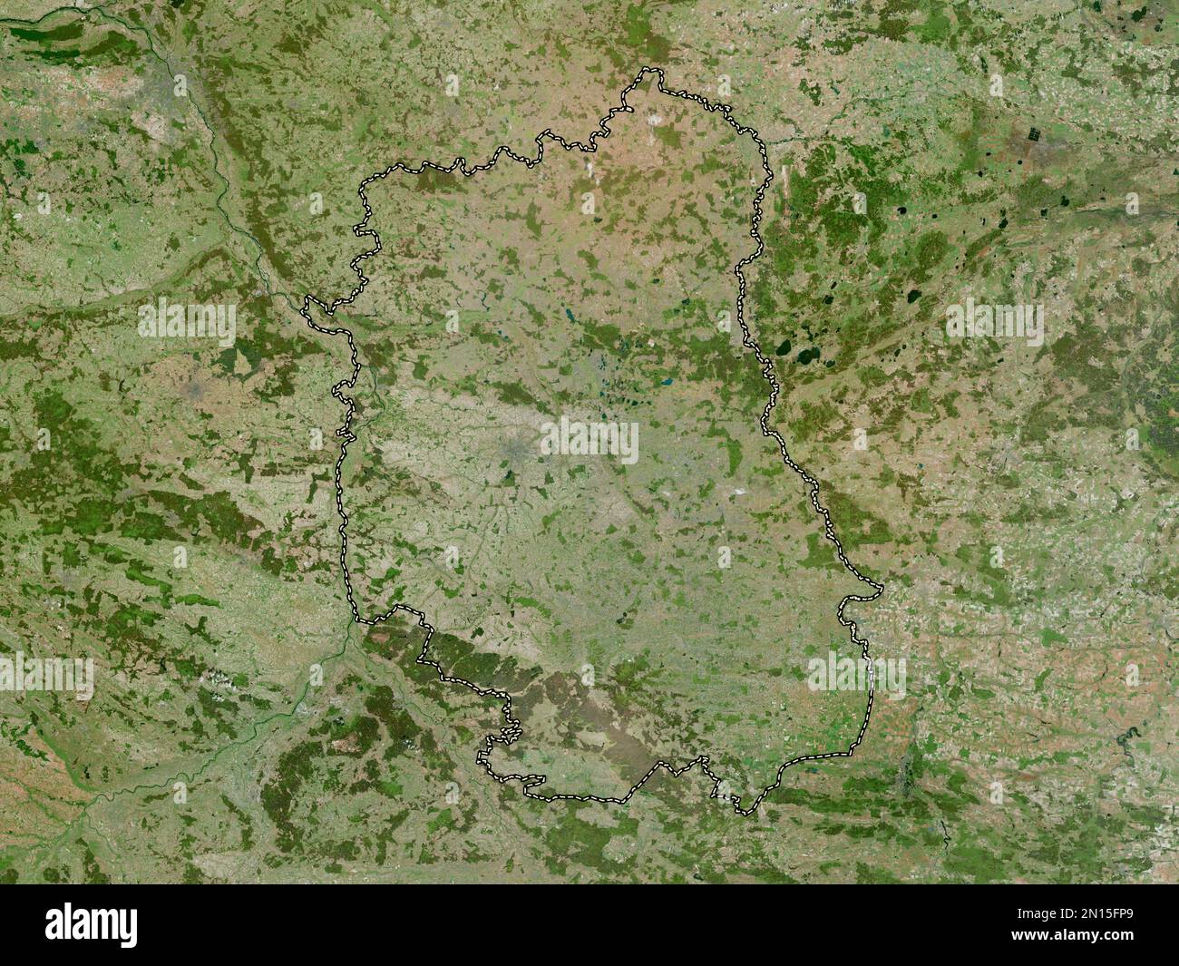 Lubelskie, voivodeship|province of Poland. High resolution satellite ...