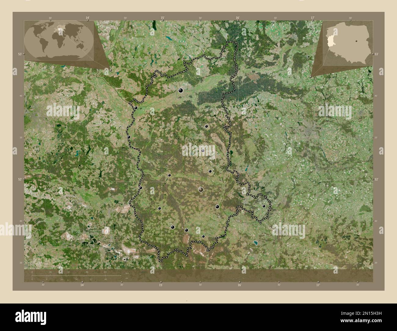 Map of zielona gora hi-res stock photography and images - Alamy