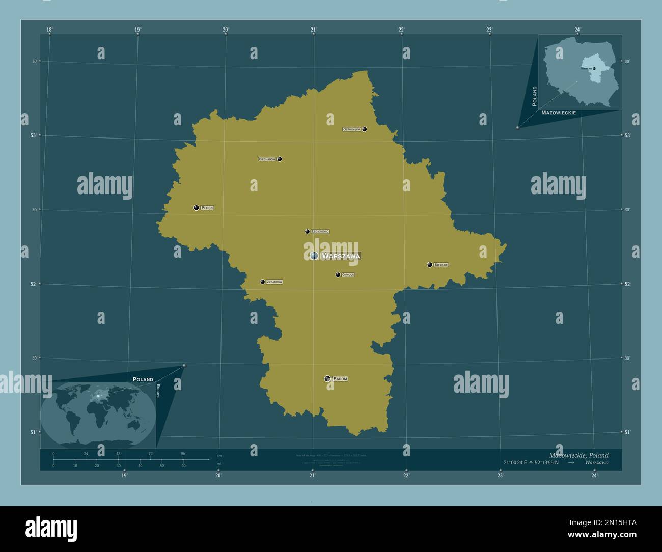 Map of plock hi-res stock photography and images - Alamy