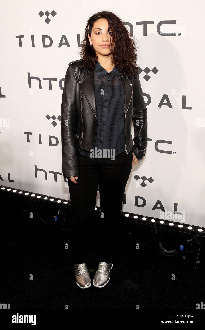 Singer Alessia Cara arrives at the Tidal X: 1020 Amplified by HTC ...