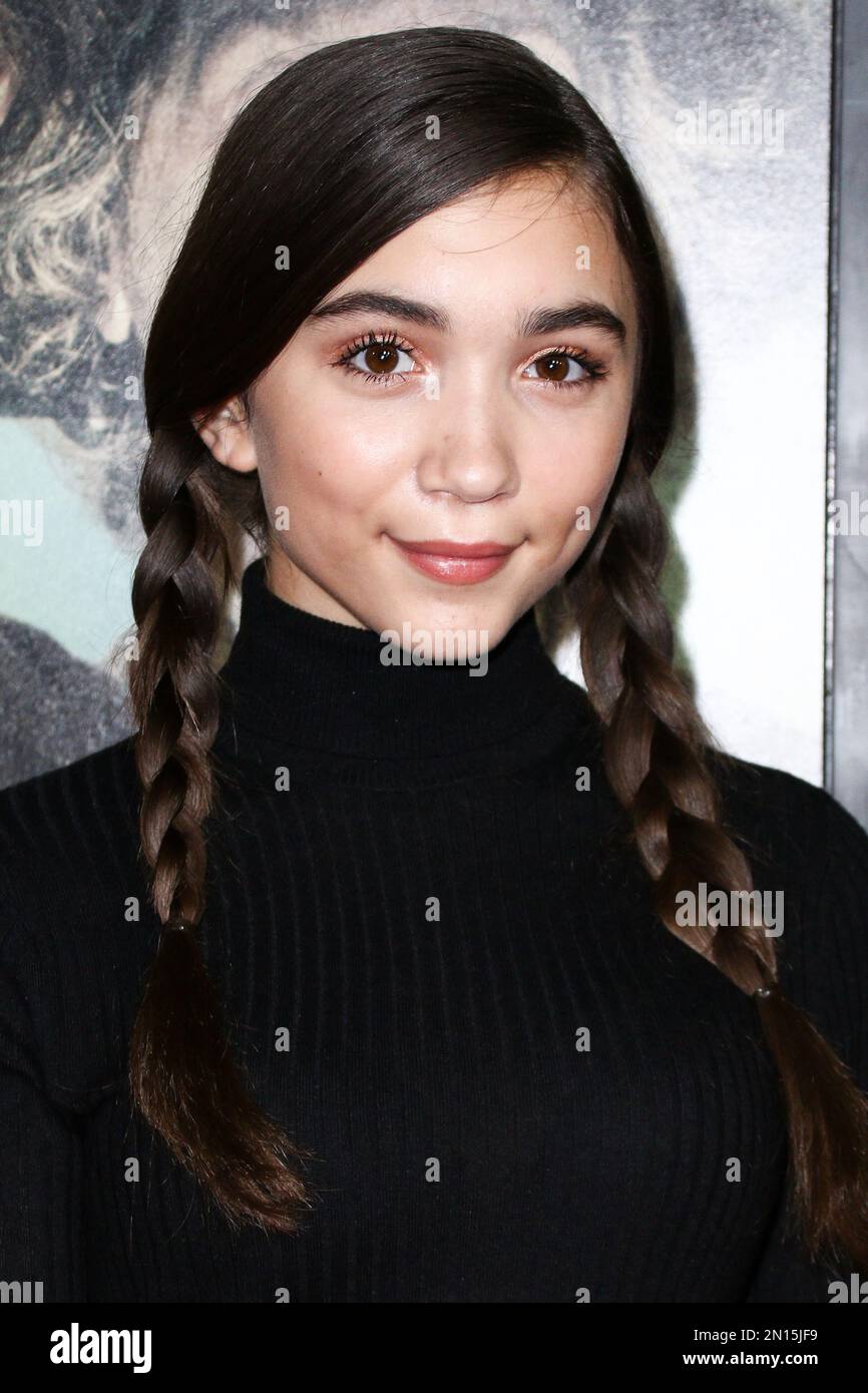 Rowan Blanchard attends the LA Premiere of "Suffragette" held at Samuel ...