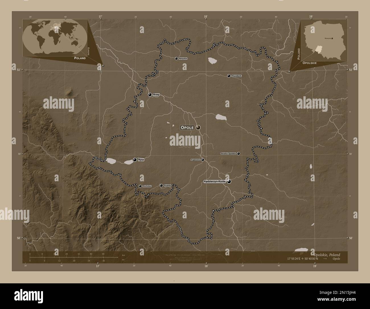 Brzeg map hi-res stock photography and images - Alamy