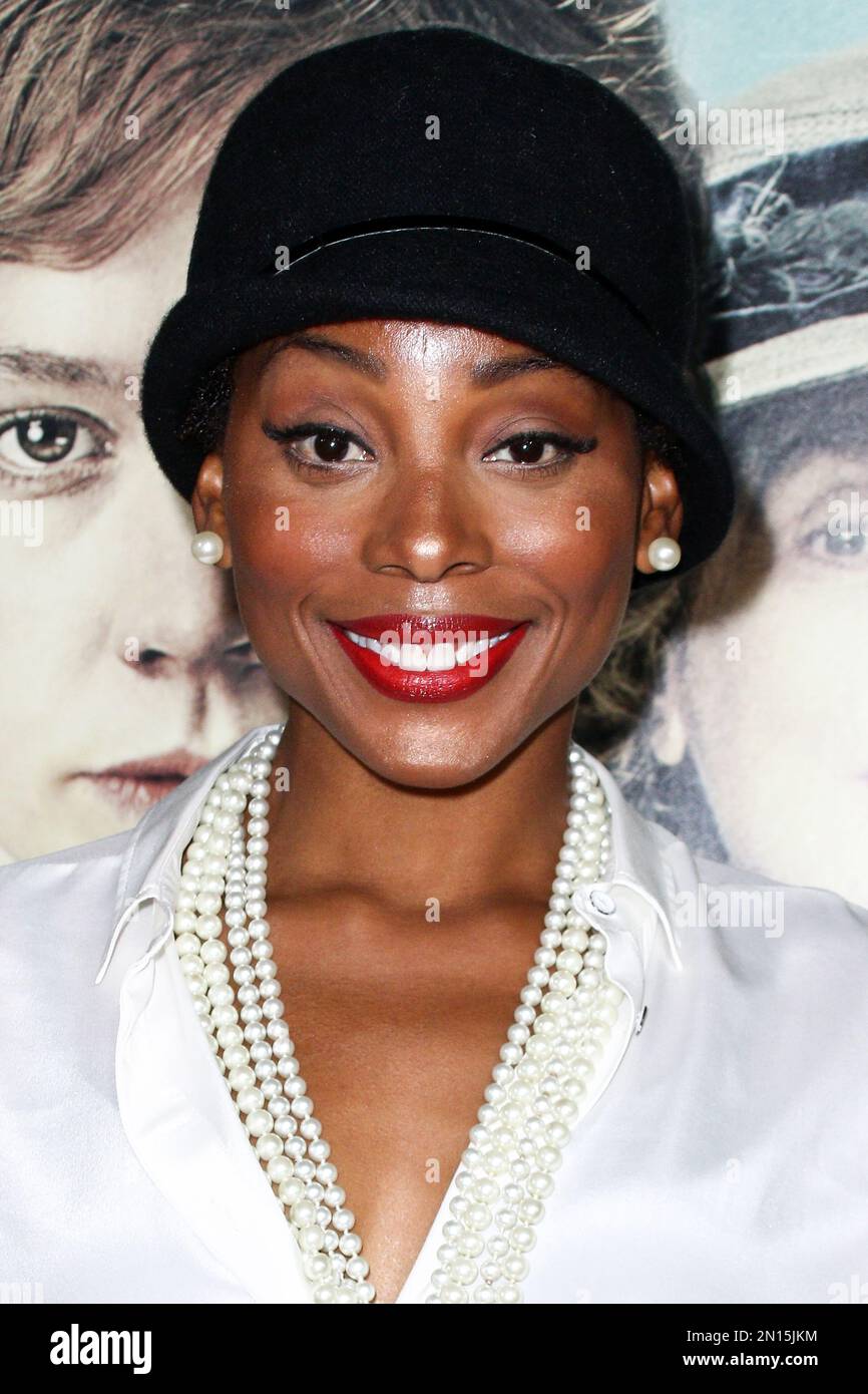 Erica Ash attends the LA Premiere of "Suffragette" held at Samuel ...