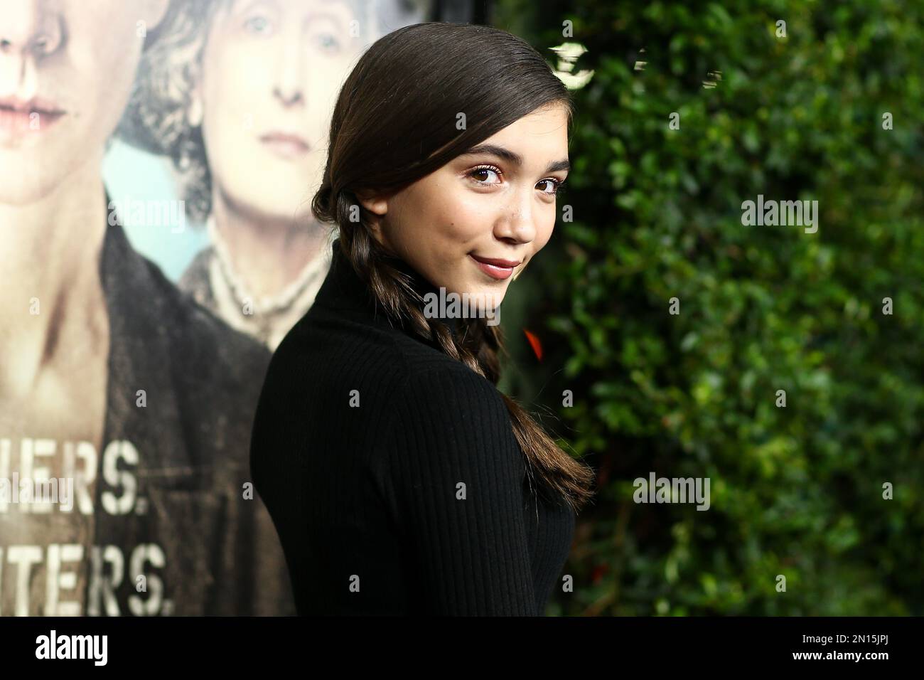 Rowan Blanchard attends the LA-area premiere of "Suffragette" at the ...