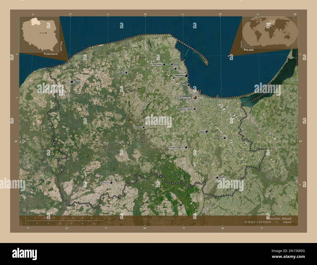 Gdynia map hi-res stock photography and images - Alamy
