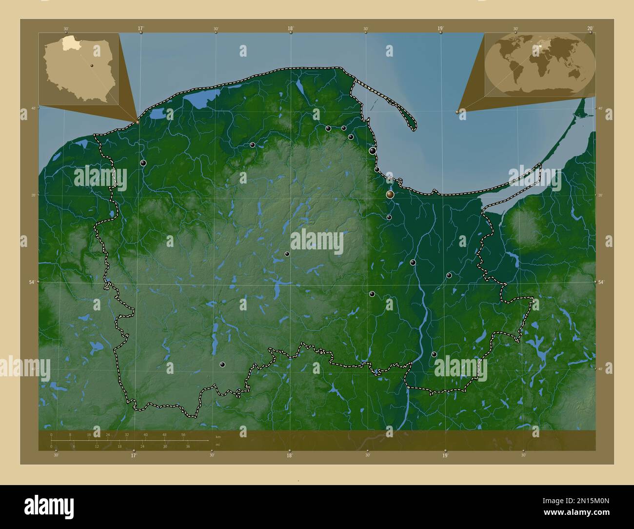 Map of slupsk hi-res stock photography and images - Alamy