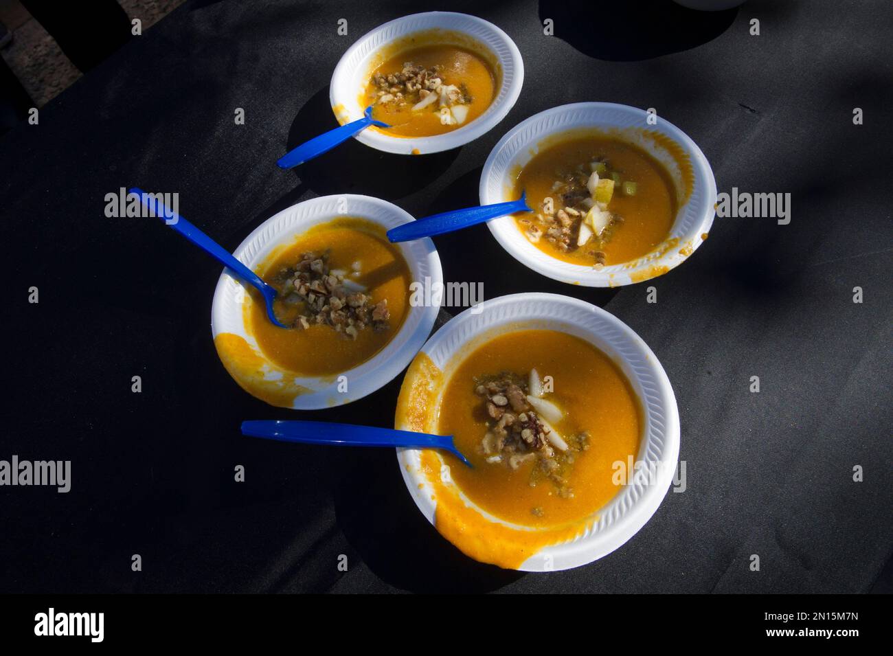 Pumpkin Spice Sausage Stew is shown during the Johnsonville Firehouse ...