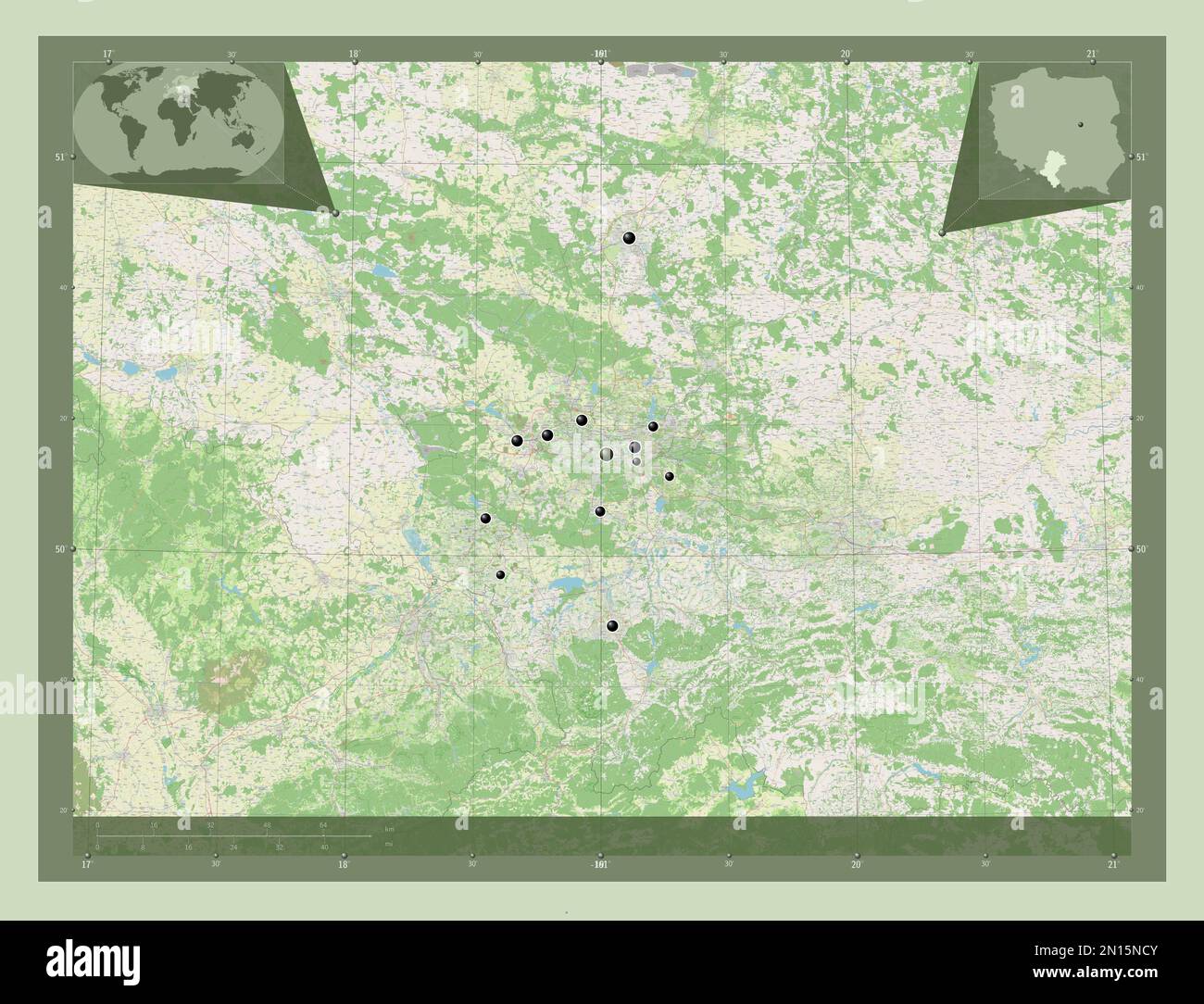 Slaskie map hi-res stock photography and images - Alamy