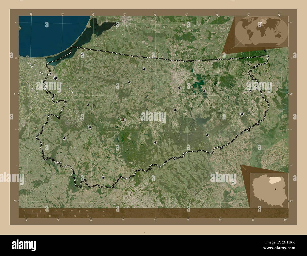 Elblag map hi-res stock photography and images - Alamy