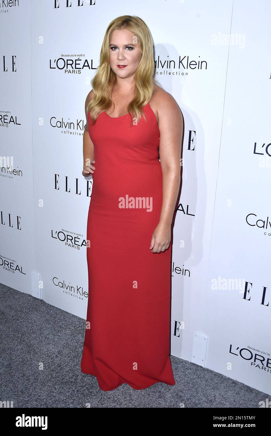 Amy Schumer attends the 2015 ELLE Women in Hollywood Awards at the Four ...