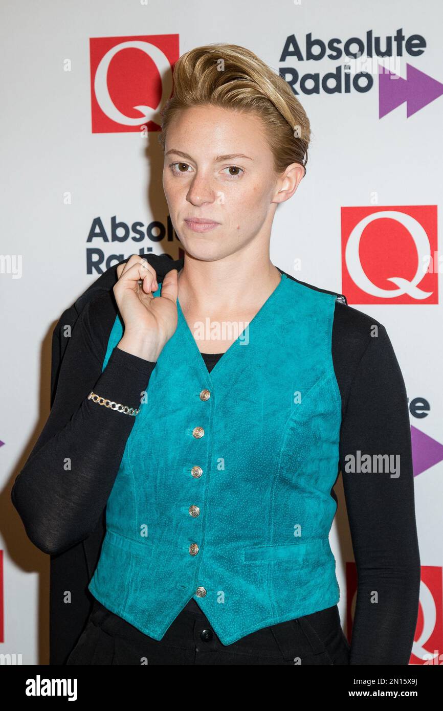 La Roux poses for photographers after the Q Awards ceremony in London ...