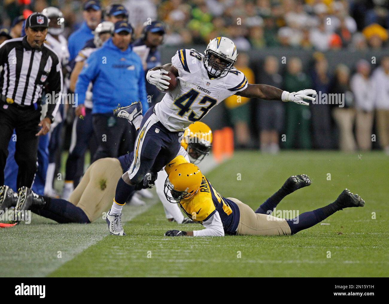 Branden Oliver Chargers Touchdown