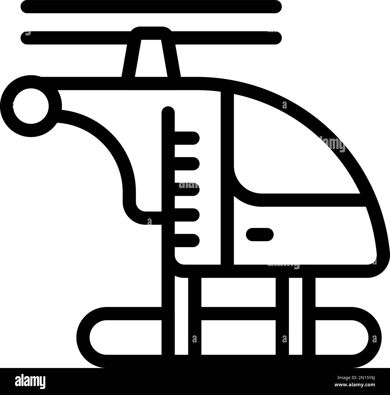 Air transport icon outline vector. Coast guard. Air helicopter Stock ...