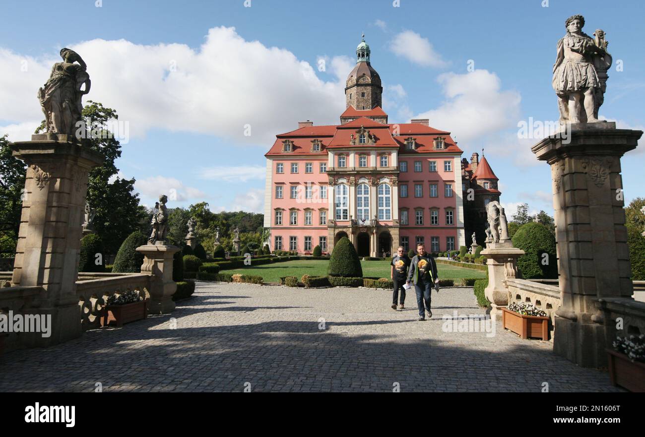 This photo taken Sept. 2, 2015, shows Ksiaz Castle in Walbrzych ...