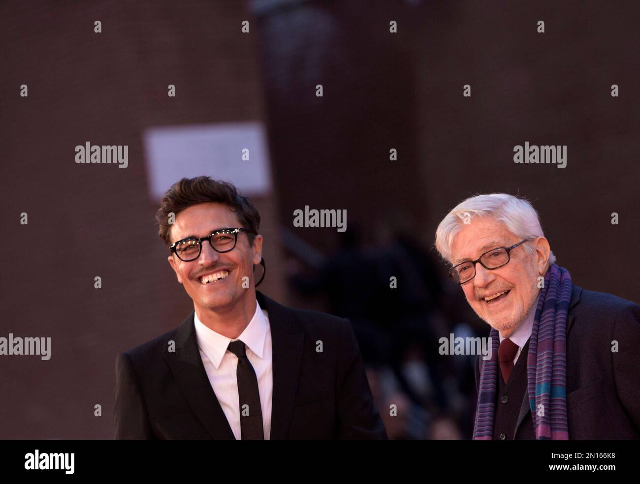 Actor Pierfrancesco Diliberto, also known as Pif, left, and director ...