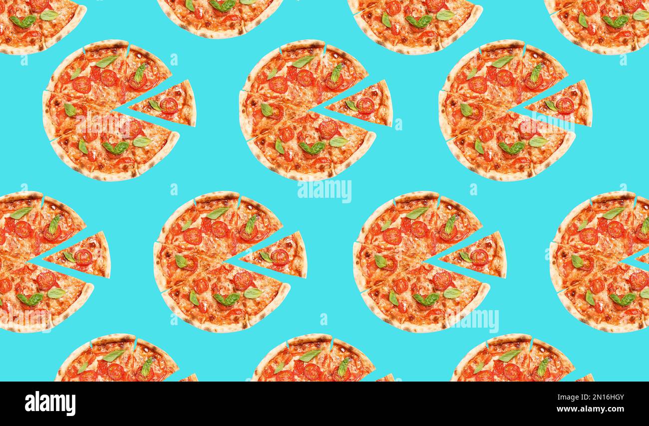 Pizza wallpaper cut hi-res stock photography and images - Alamy