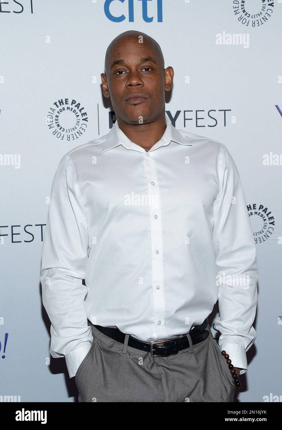 Actor Bokeem Woodbine attends the 2015 PaleyFest New York "Fargo" panel ...