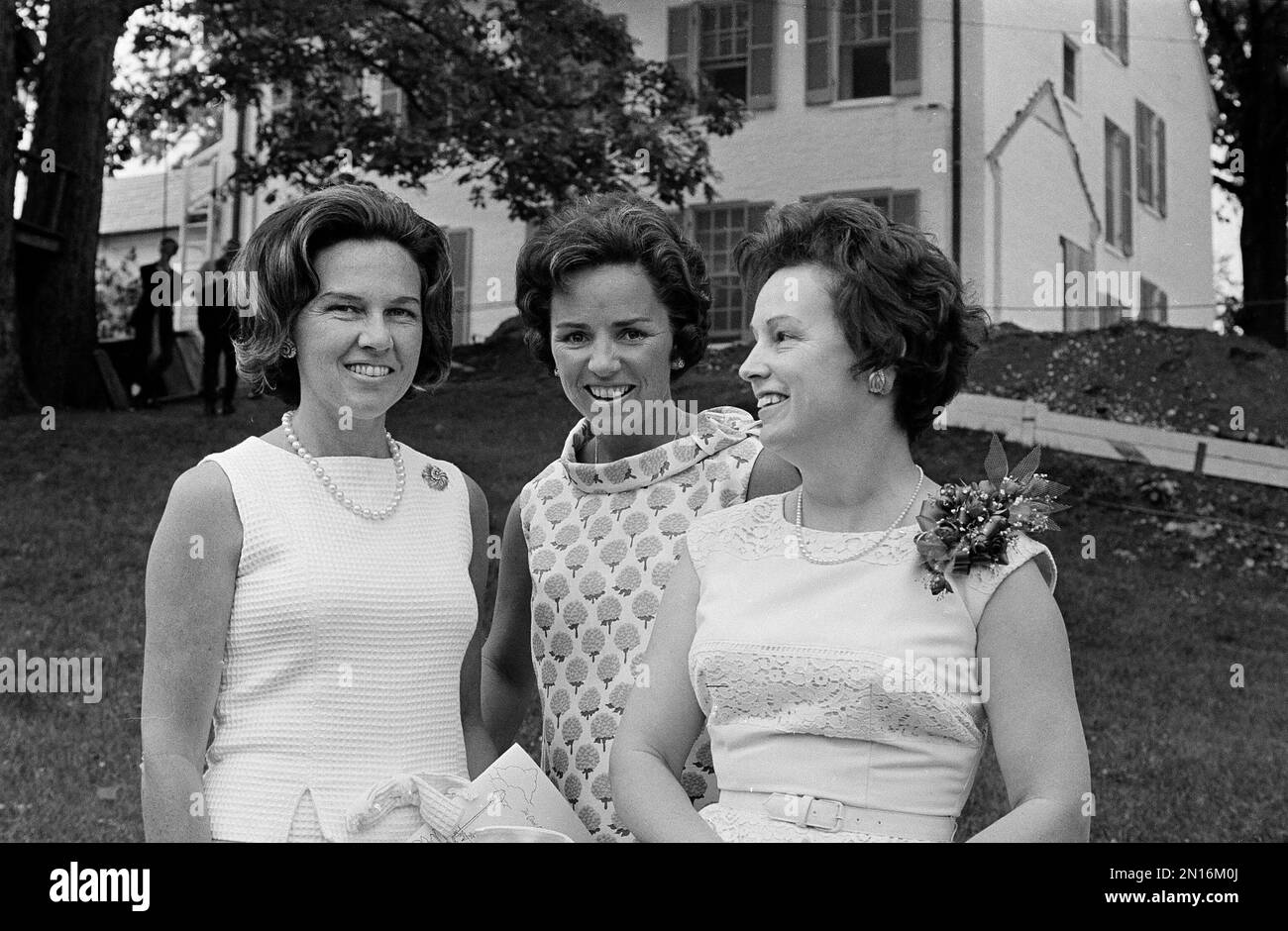 Ethel Kennedy, center, wife of U.S. Attorney General Robert F. Kennedy ...