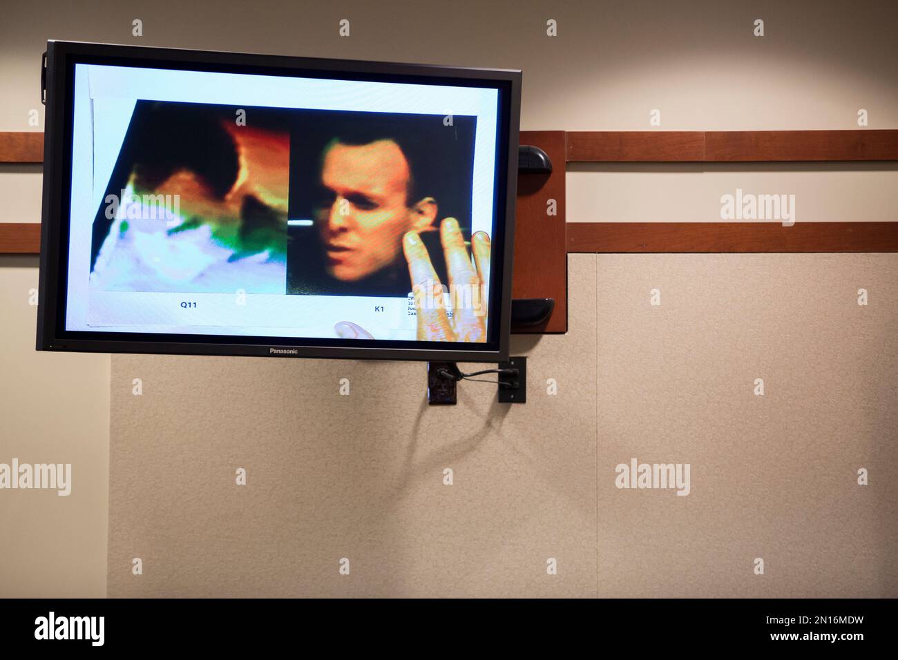 A photograph of Charles Severance, right, is shown next to an image of ...