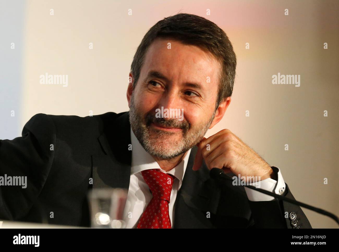 Spanish oil company Repsol CEO Josu Jon Imaz attends a meeting, Friday ...