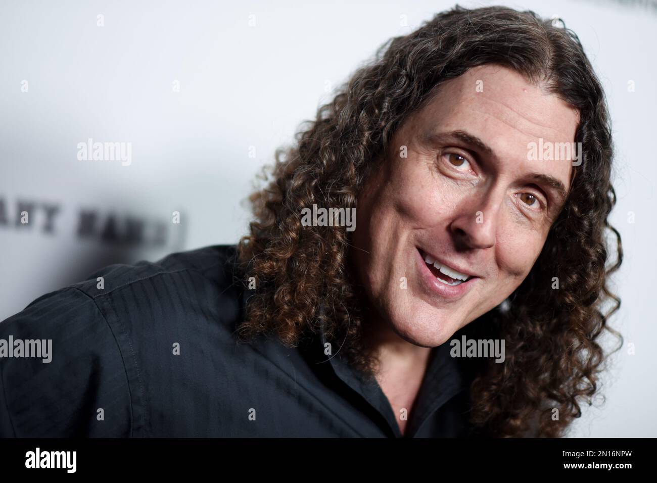 Alfred "Weird Al" Yankovic arrives at the LA premiere of "All Things ...