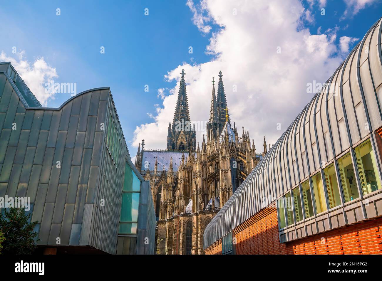 Downtown Cologne city skyline, cityscape of Germany in Europe Stock ...