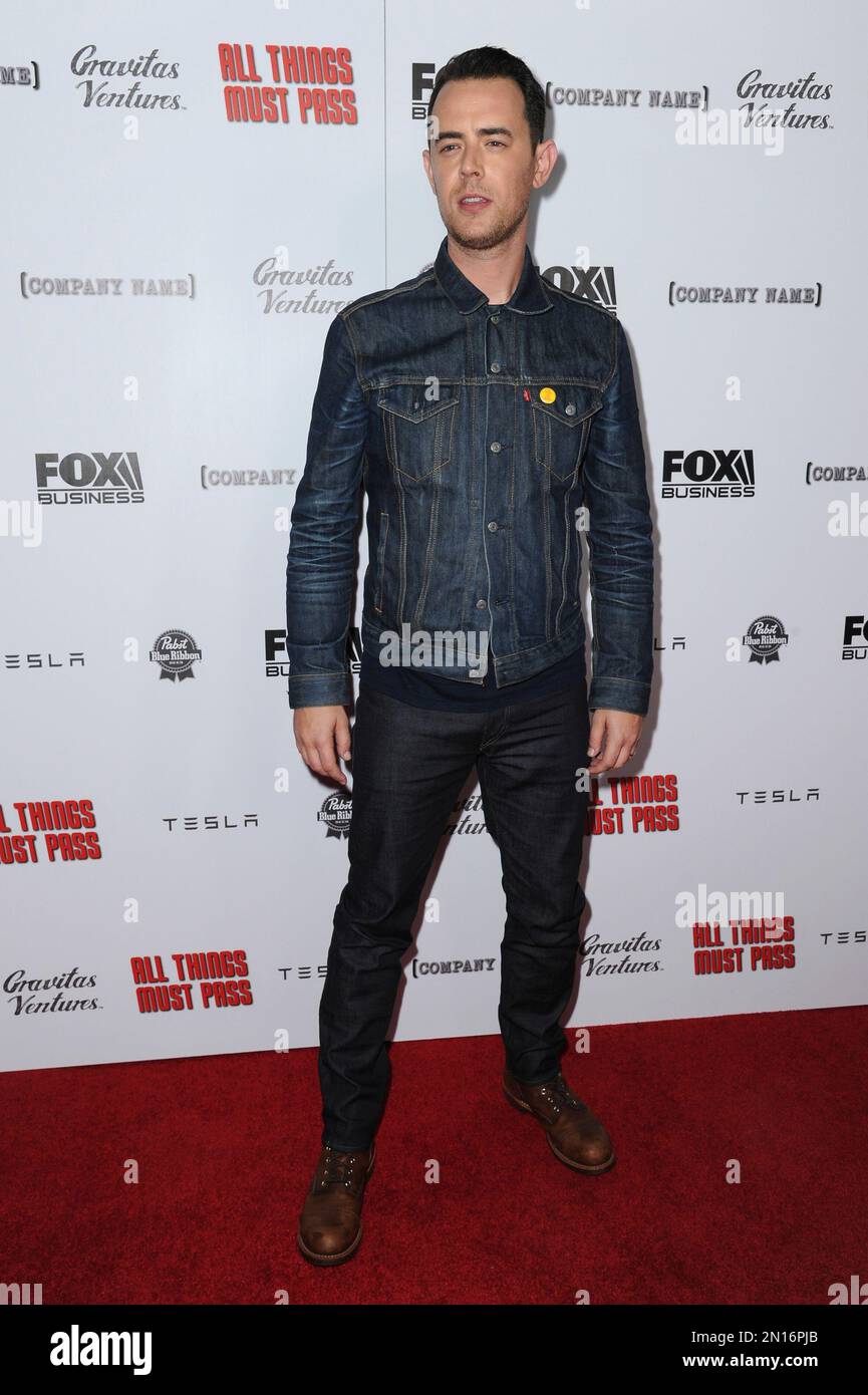 Director Colin Hanks arrives at the LA premiere of "All Things Must ...