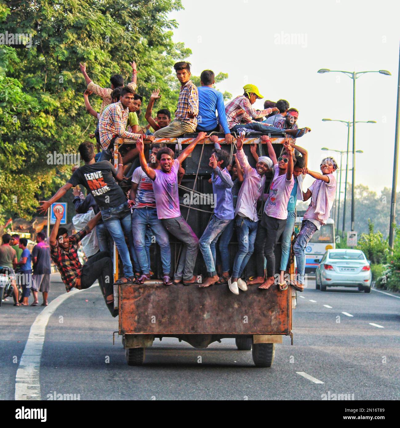The people carrying Hindu God Idol Ganesh for Holy Immersion (Ganpati ...