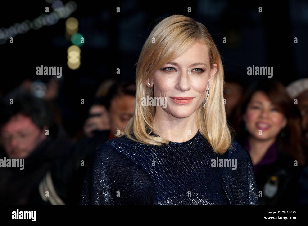 Actor Cate Blanchett poses for photographers upon arrival at the ...