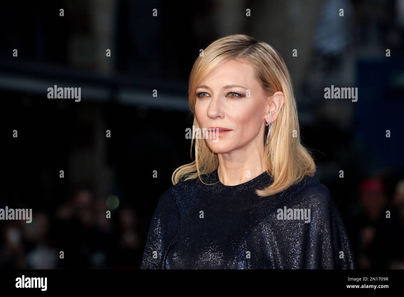 Actor Cate Blanchett poses for photographers upon arrival at the ...