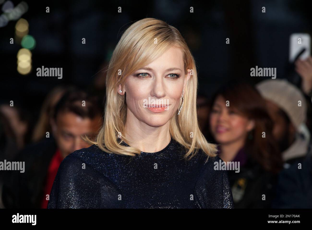 Actor Cate Blanchett poses for photographers upon arrival at the ...