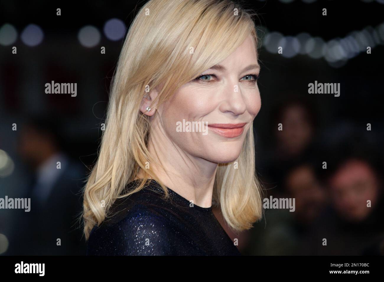Actor Cate Blanchett poses for photographers upon arrival at the ...