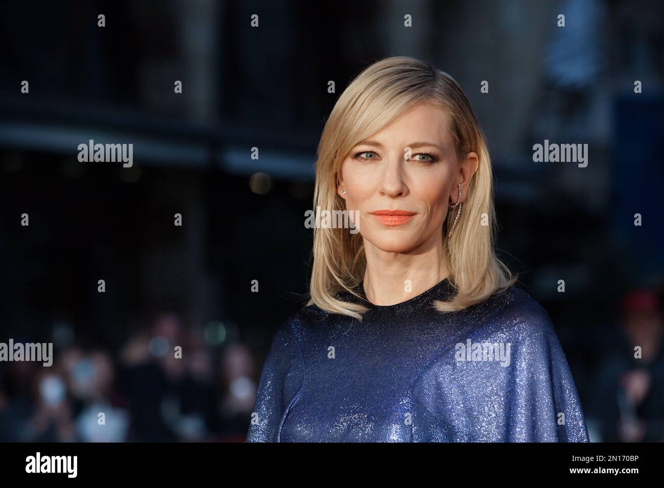 Actor Cate Blanchett poses for photographers upon arrival at the ...