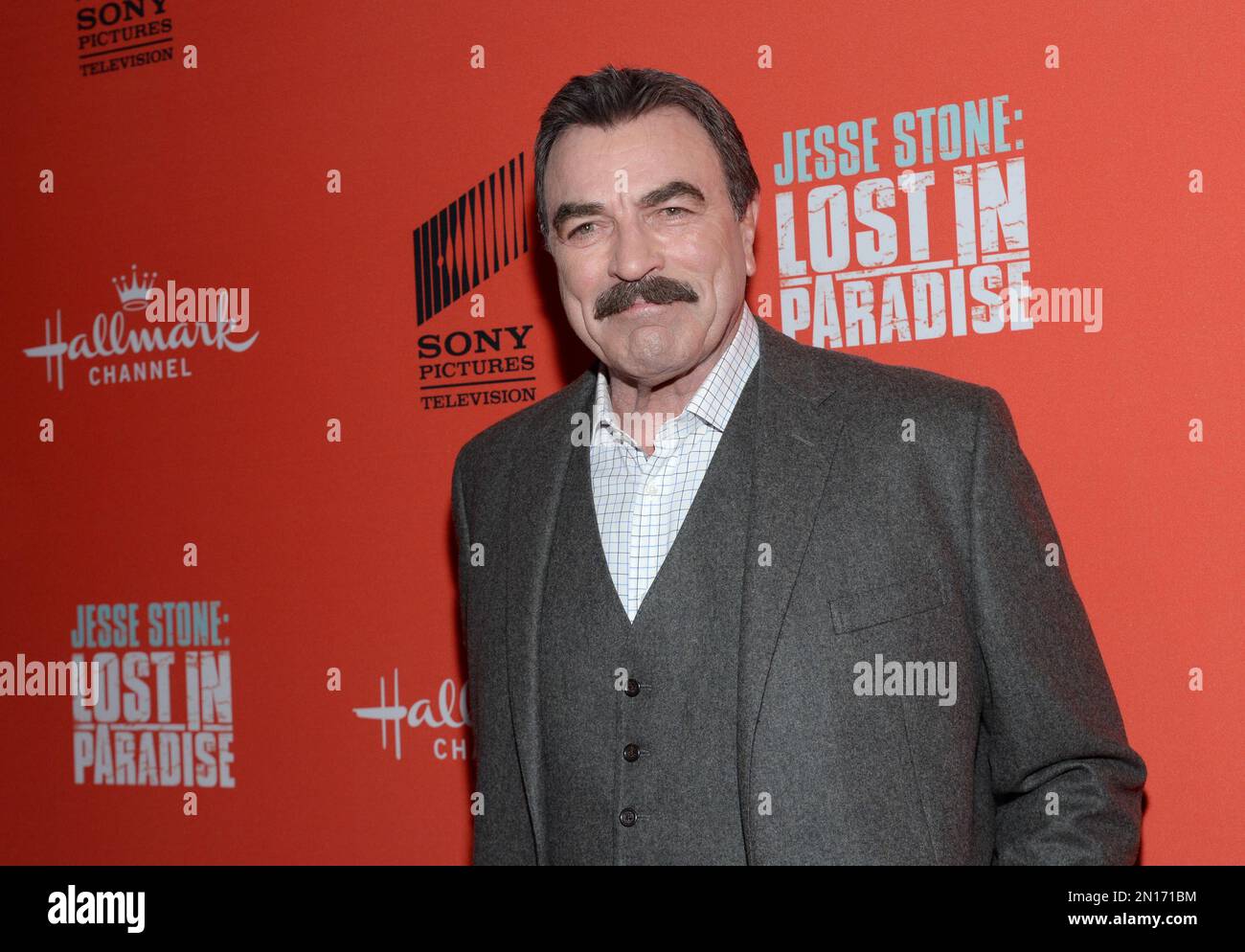 IMAGE DISTRIBUTED FOR HALLMARK CHANNEL - Actor Tom Selleck attends the Hallmark Channel "Jesse ...