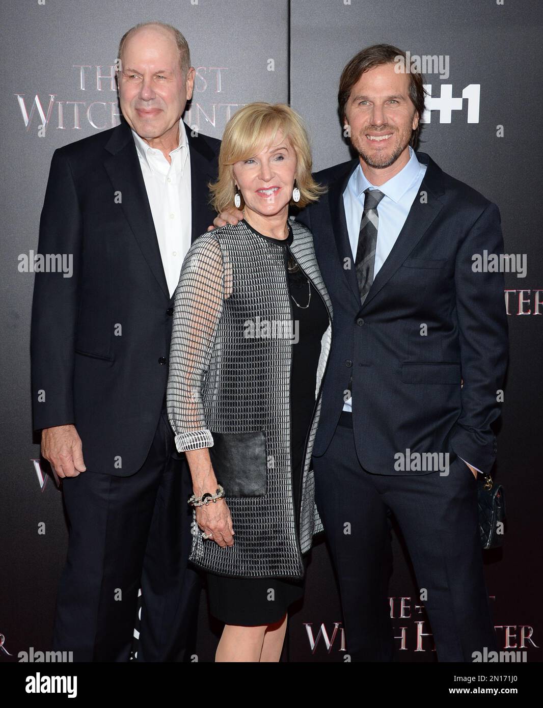 Director Breck Eisner, left, poses with his parents Jane and Michael ...