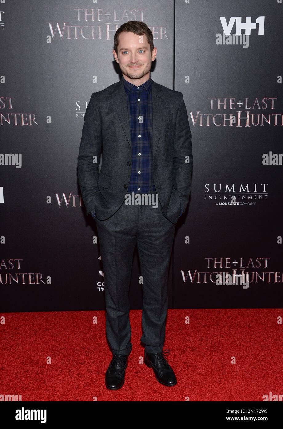 Actor Elijah Wood attends a special screening of "The Last Witch Hunter ...