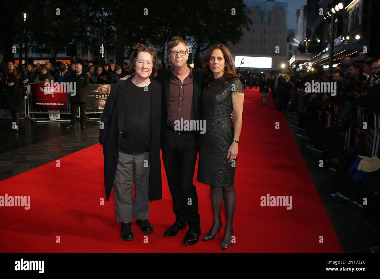 Director Todd Haynes, centre, poses for photographers with at the ...