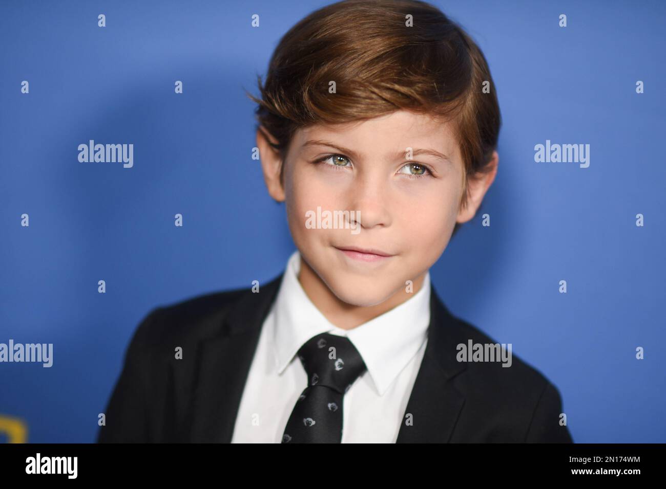 Actor Jacob Tremblay arrives at the LA Premiere of "Room" held at the ...