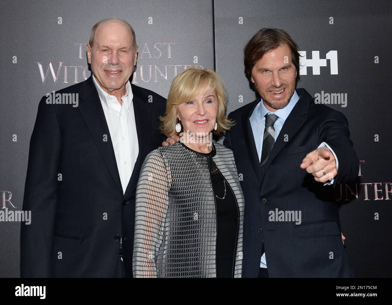 Director Breck Eisner, left, poses with his parents Jane and Michael ...