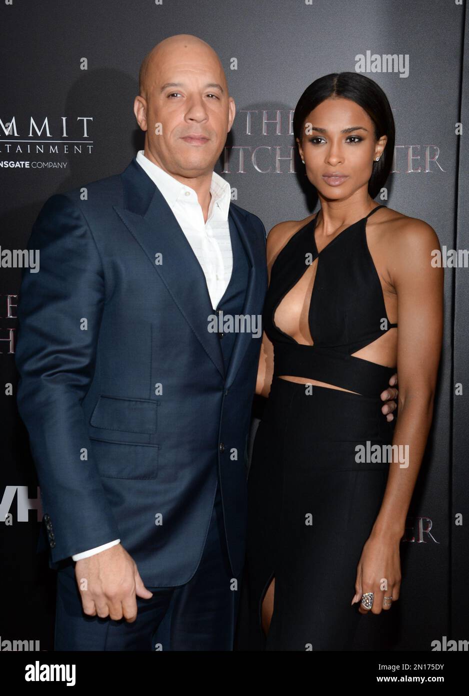 Actors Vin Diesel, left, and Ciara attend a special screening of "The ...