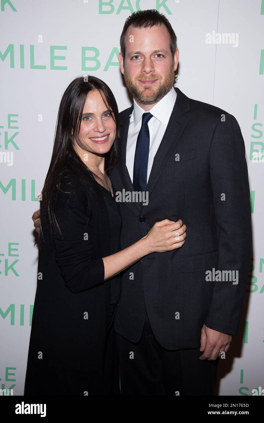 Amy Koppelman and Adam Salky attend a special screening of "I Smile ...