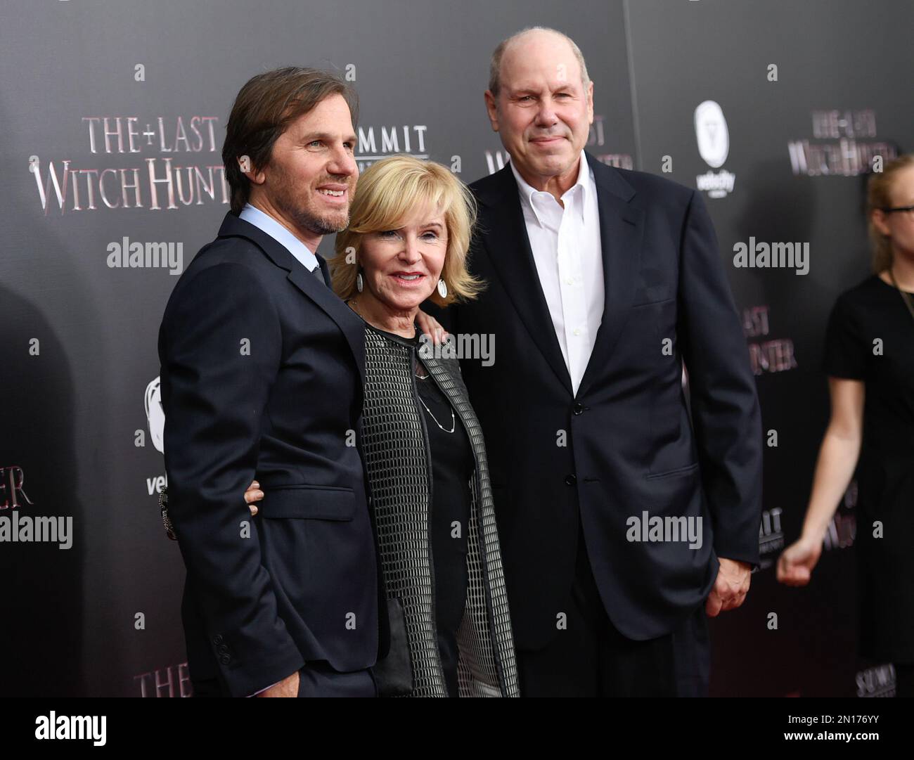 Director Breck Eisner, left, poses with his parents Jane and Michael ...